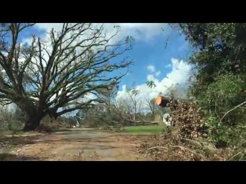 Post storm scenes from Alford, Florida