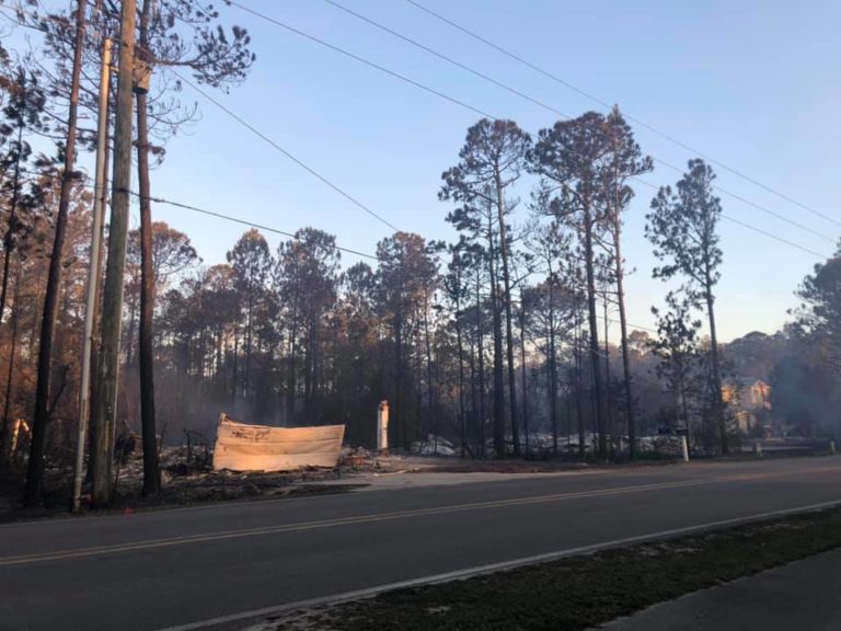 PHOTOS: Aftermath of South Walton wildfire in Santa Rosa Beach