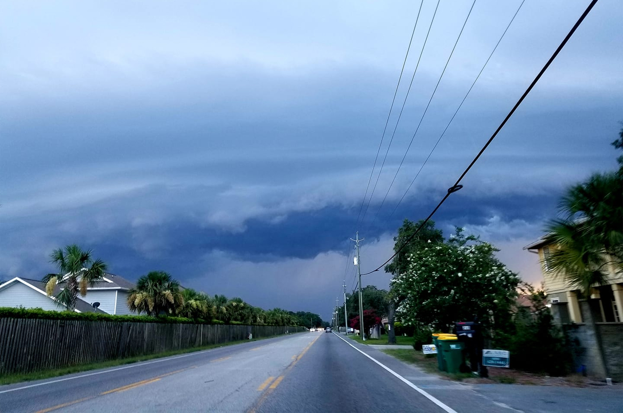 PHOTOS: A look at the incredible shelf cloud across Northwest Florida