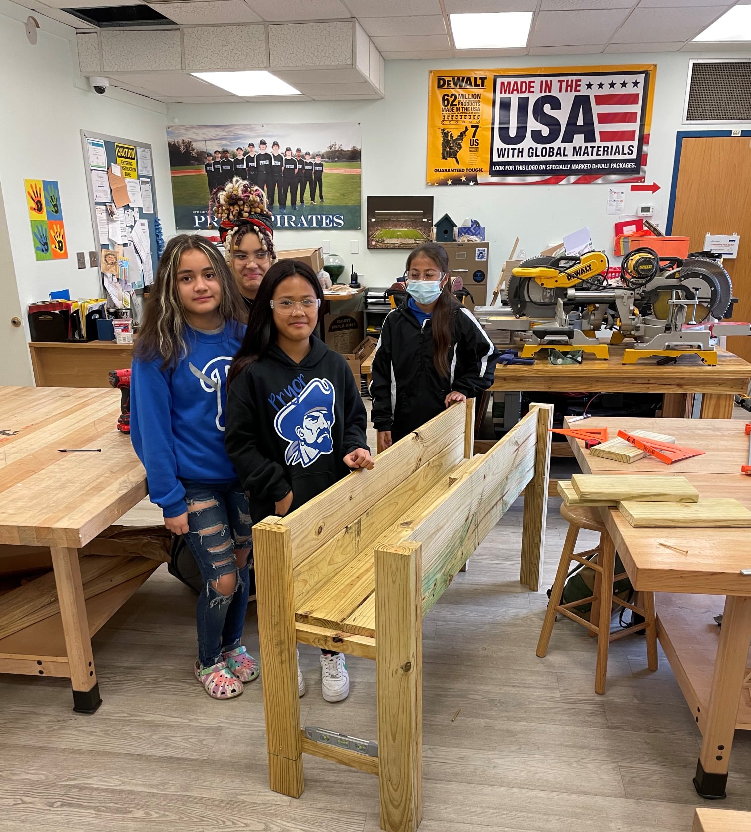 Pryor Middle School construction students create garden boxes for ...