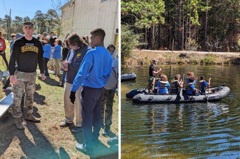 Okaloosa Academy students spend day with Army Rangers at Camp Rudder: A ...