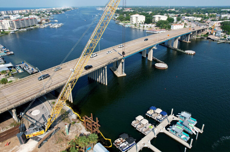The long-awaited Brooks Bridge Replacement Project officially breaks ground in Fort Walton Beach