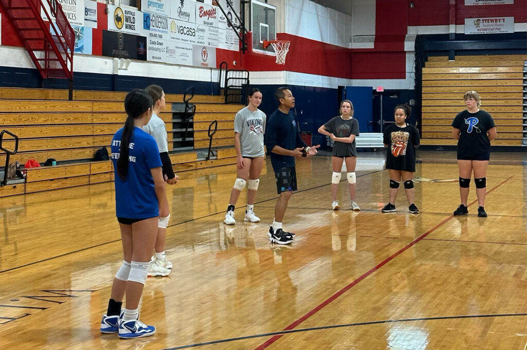 Vikings Volleyball Team embarks on a new journey with Coach Melanie ...