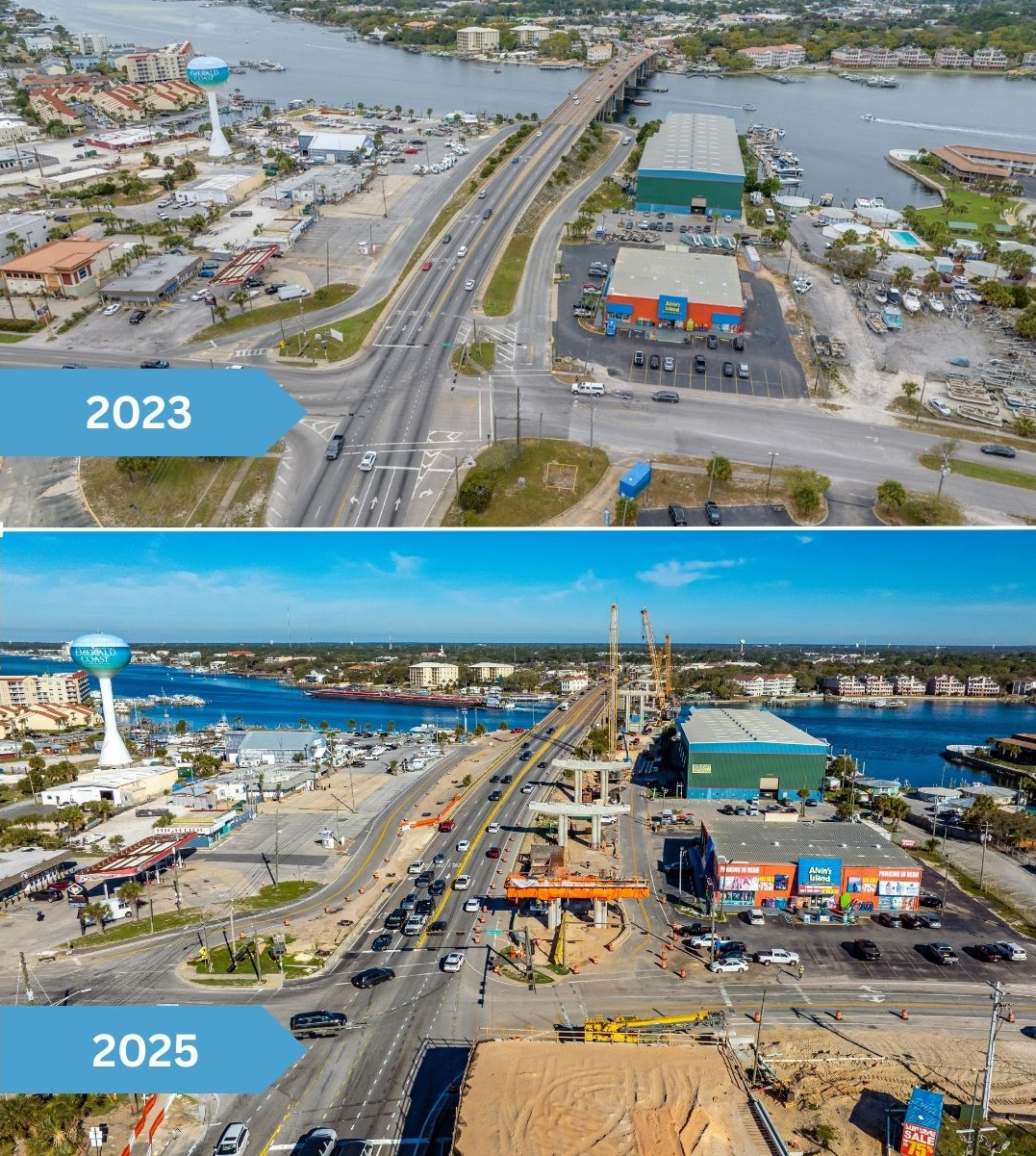 Okaloosa Island’s Brooks Bridge replacement project shows significant ...