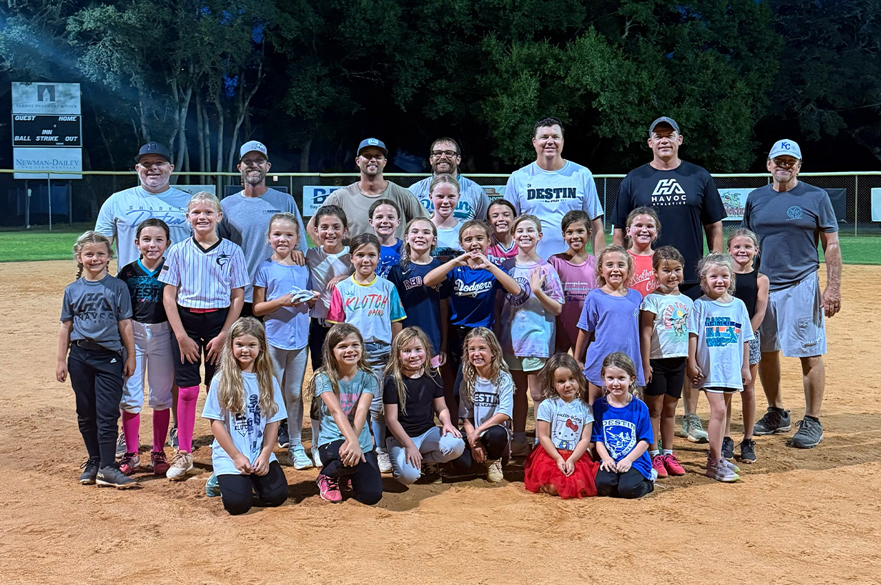 Destin dads launch free softball clinics for local girls at Threadgill Park