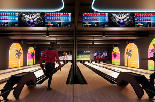 The GAB Spot will combine bowling, dining, arcade and axe throwing in ...