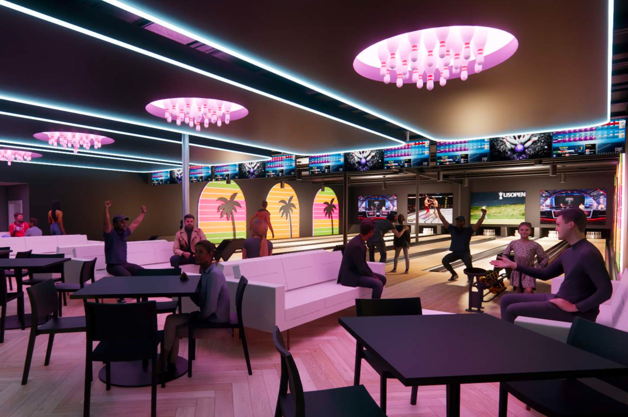 The GAB Spot will combine bowling, dining, arcade and axe throwing in ...